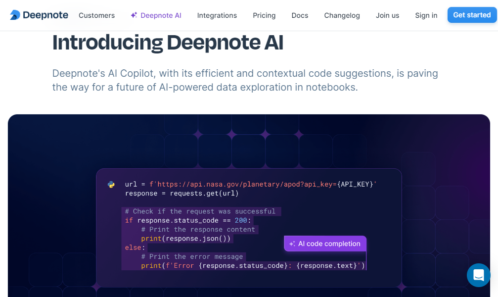 Deepnote Copilot