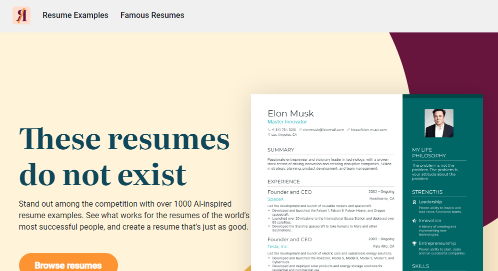 Thisresumedoesnotexist