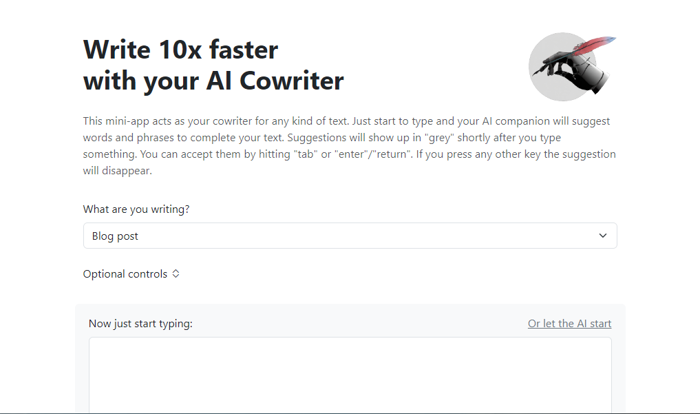 AI COWRITER