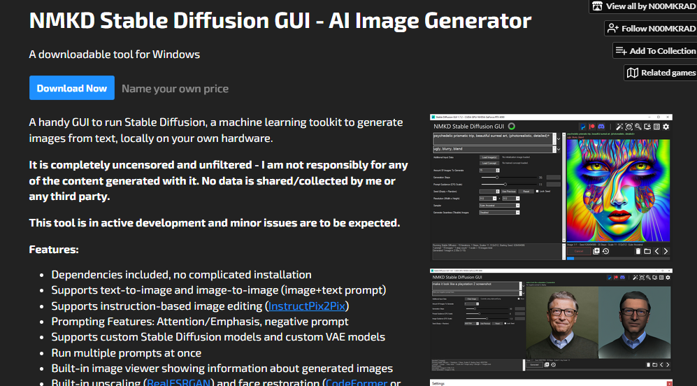 NMKD Stable Diffusion