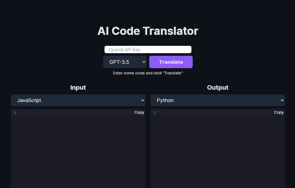 AI Code Translator