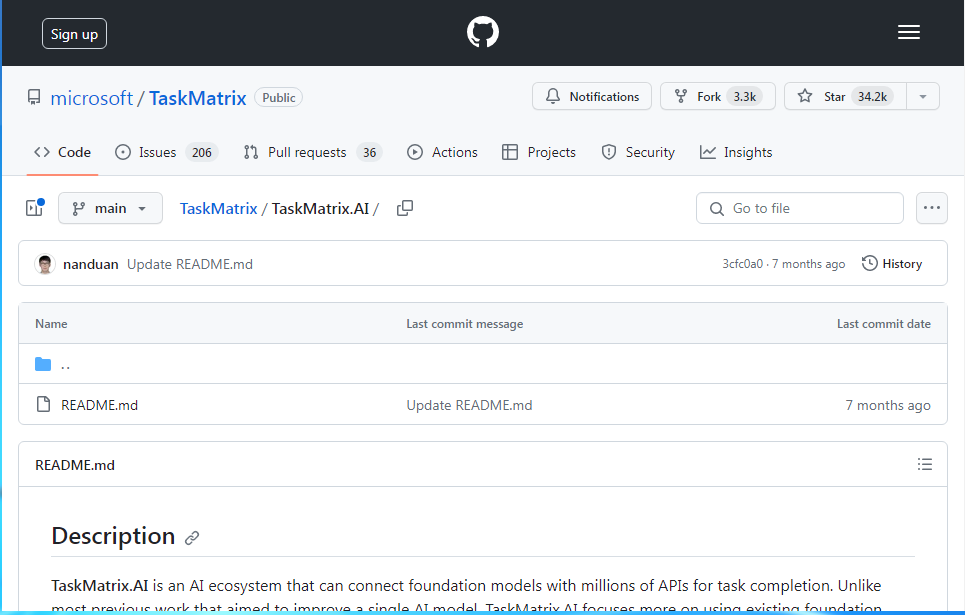 TaskMatrix.AI by Microsoft