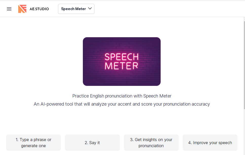 Speech Meter