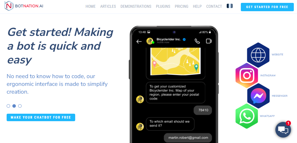 Botnation | No. 1 Agency for chatbot creation and development Botnation | No. 1 Agency for chatbot creation and development
