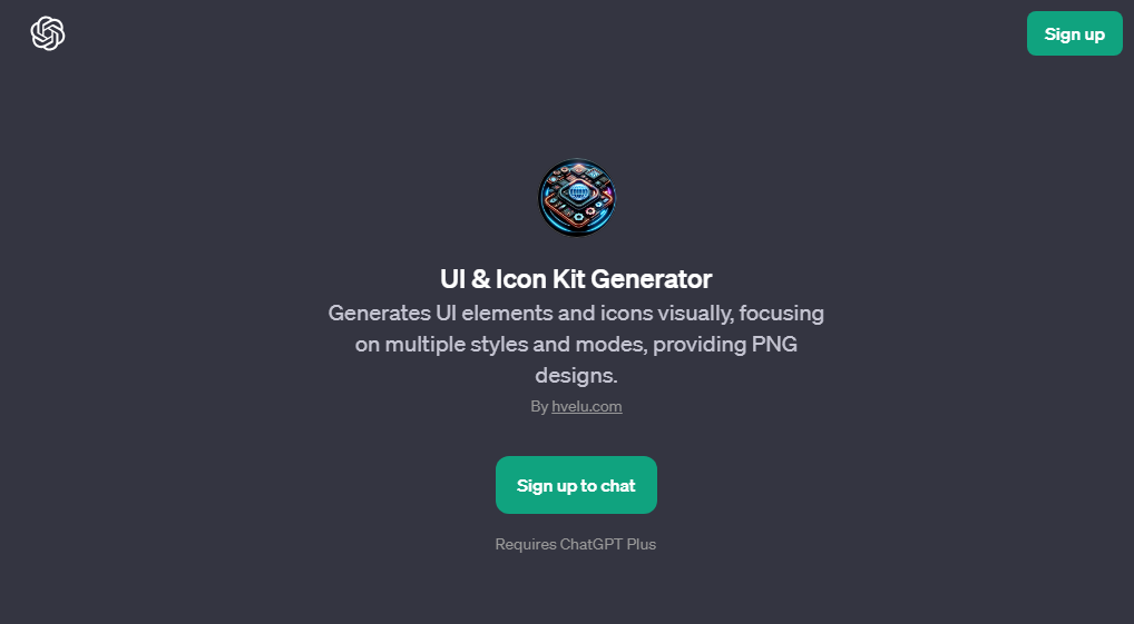 UI & Icon Kit Generator