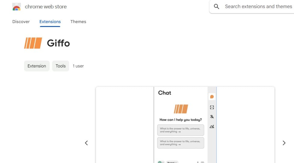 Giffo AI Extension