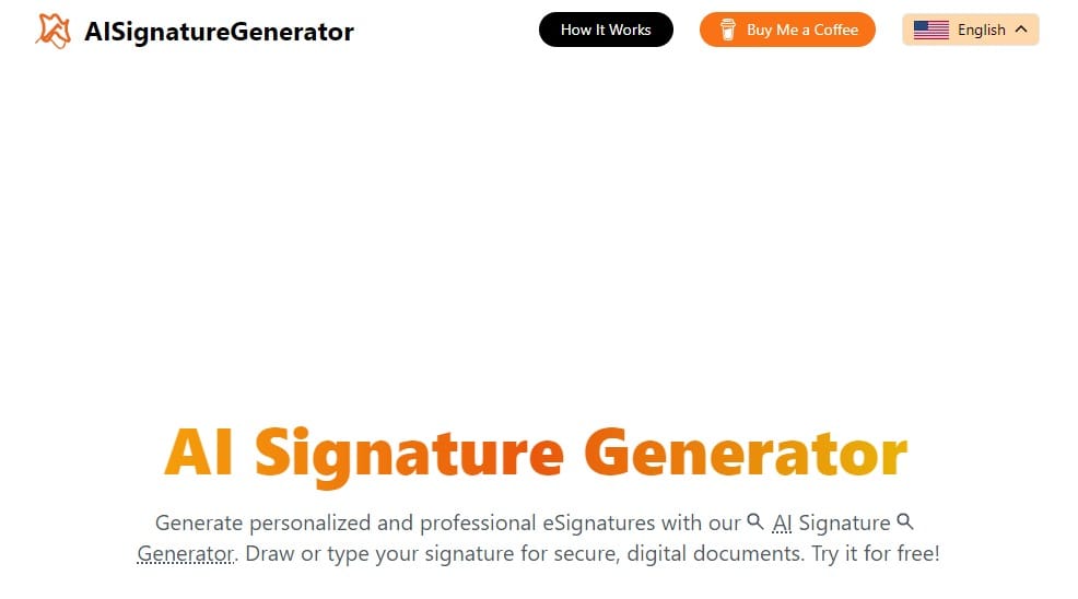 AI Signature Generator