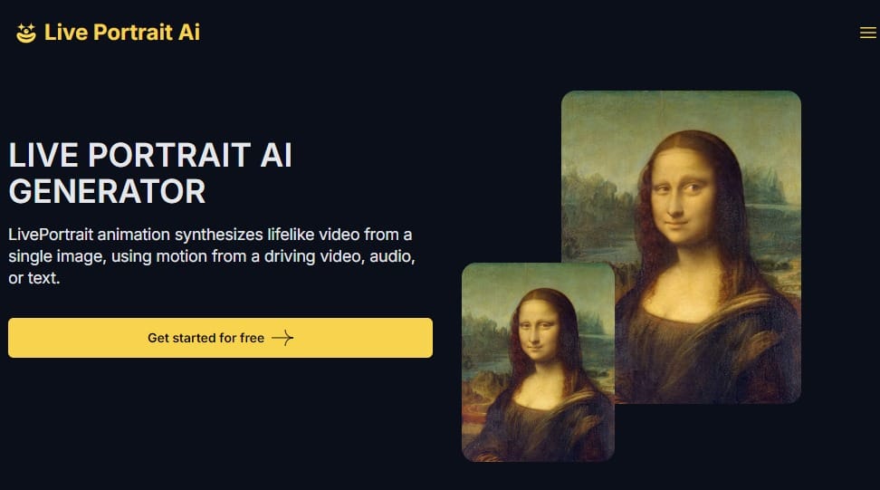 Live Portrait Ai Generator