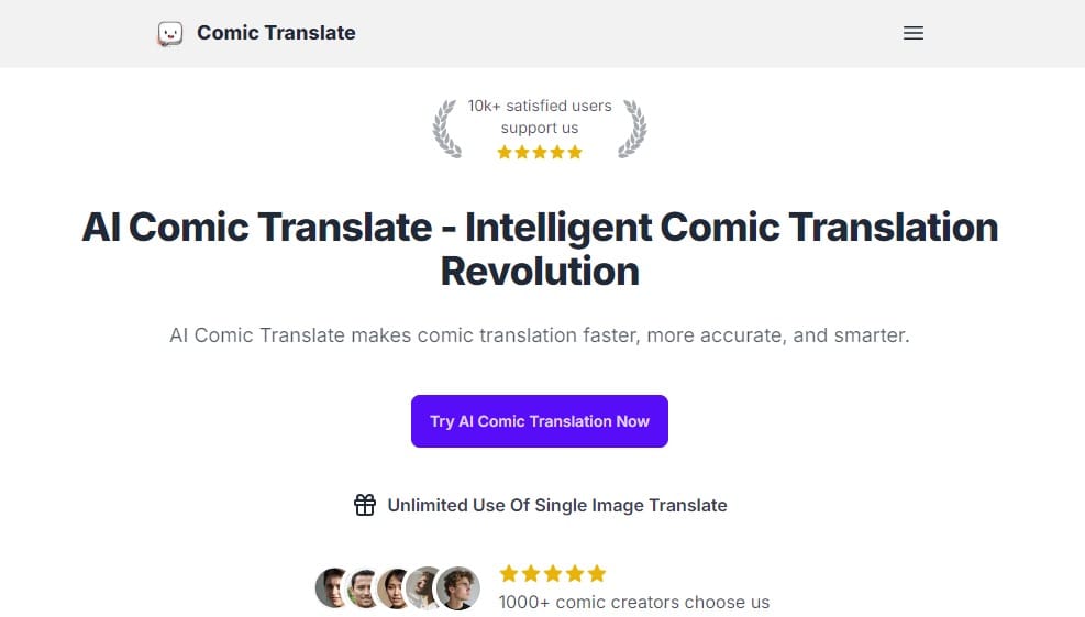 AI Comic Translate