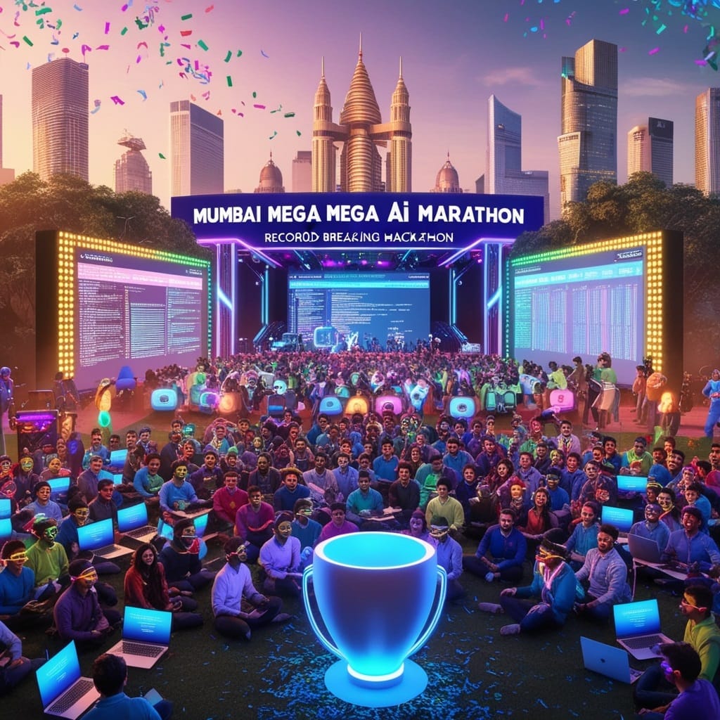 Mumbai’s Mega AI Marathon: A Record-Breaking Hackathon Celebration