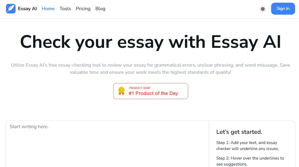 Essay Checker