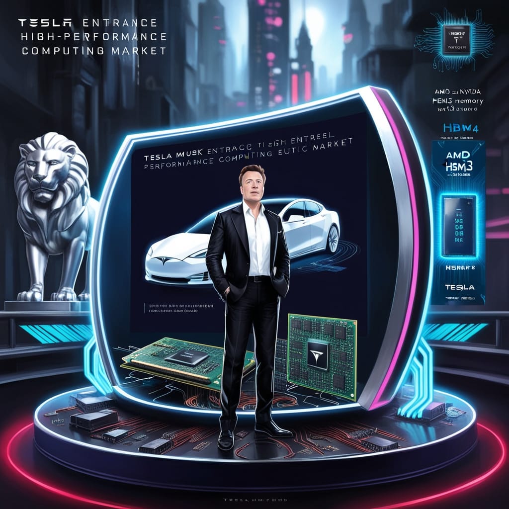 Tesla Enters the Fray: Electric Carmaker Challenges AMD and Nvidia for ...