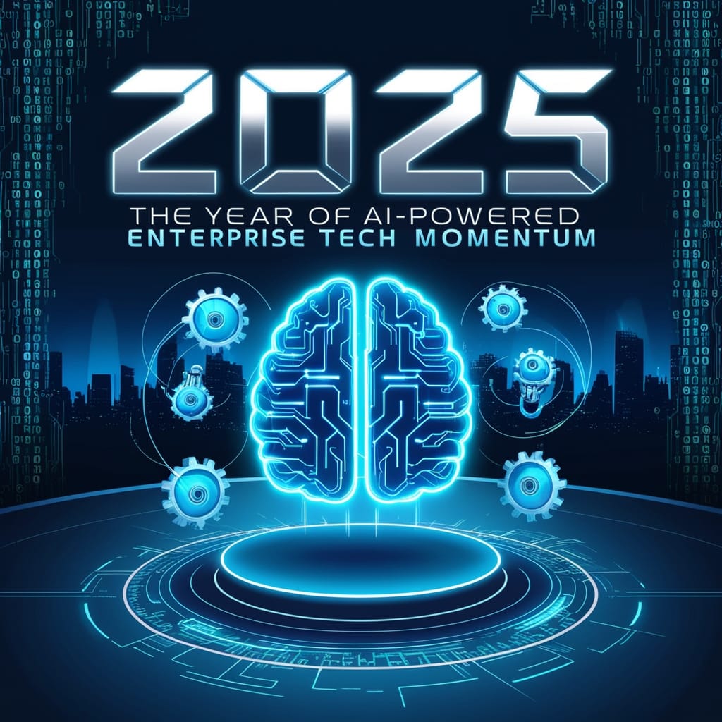2025: The Year of AI-Powered Enterprise Tech Momentum