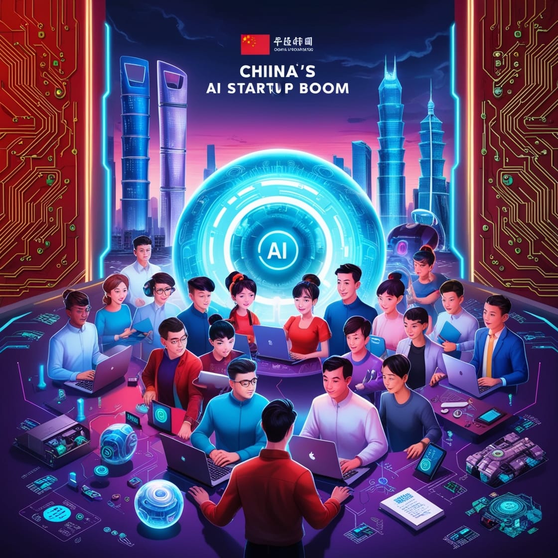 China's AI Startup Boom: A Rival to the U.S. in Innovation and Scale