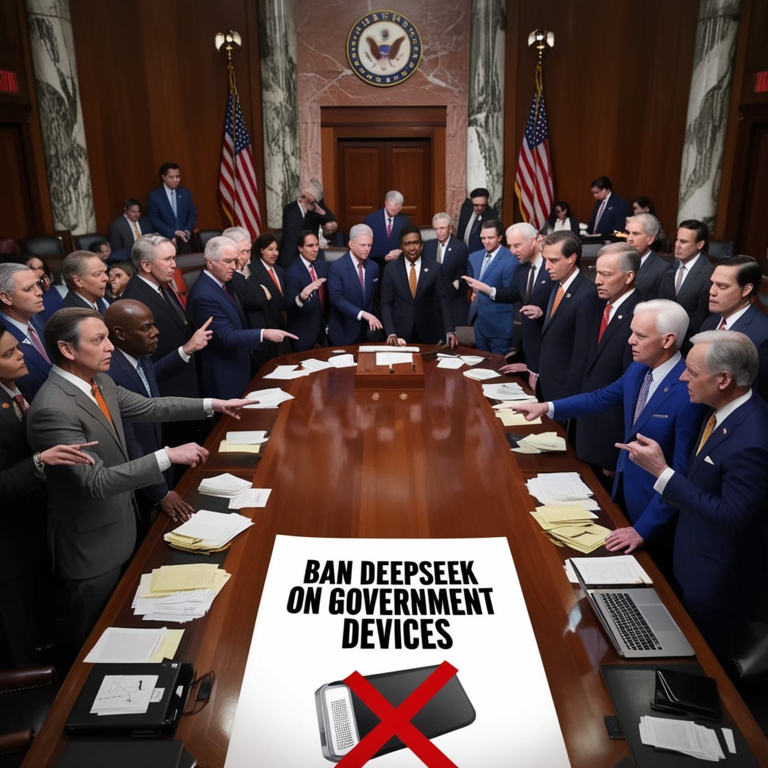 Bipartisan Effort to Ban DeepSeek on Government Devices Amid National ...