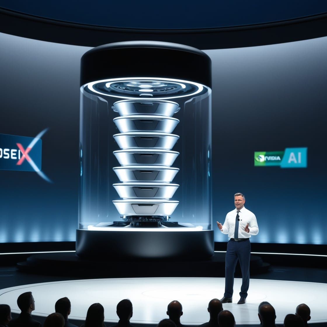 Nvidia Showcases AI Chips as it Shrugs Off Deepseek