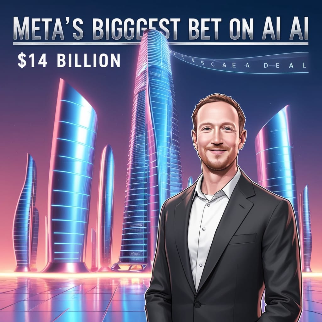 Mark Zuckerberg Makes Meta's Biggest Bet on AI with $14 Billion Scale AI Deal