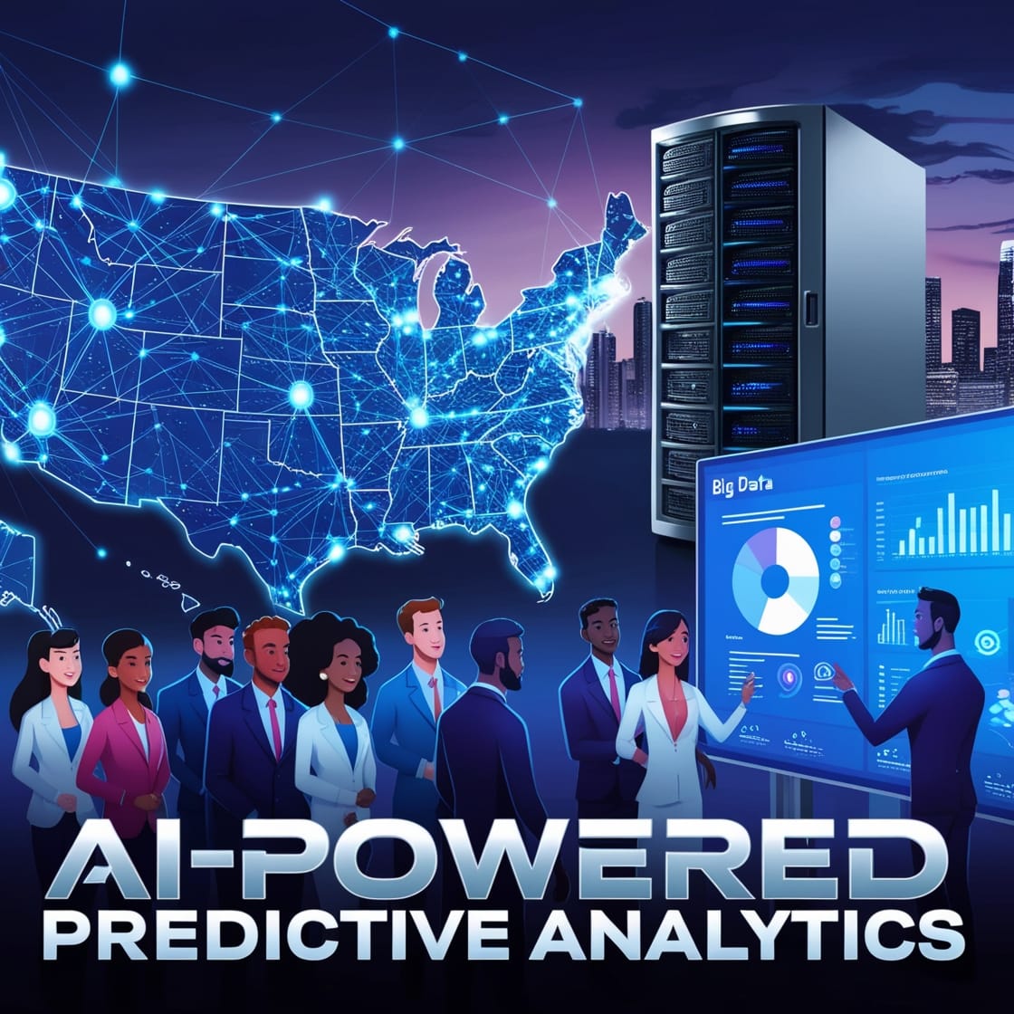 AI-Powered Predictive Analytics: Big Data in the USA