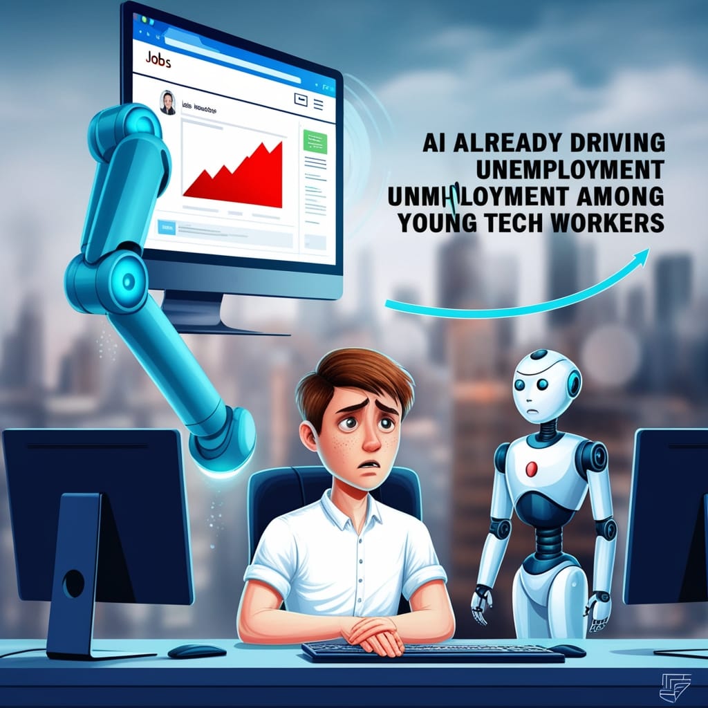 AI Already Driving Unemployment Among Young Tech Workers