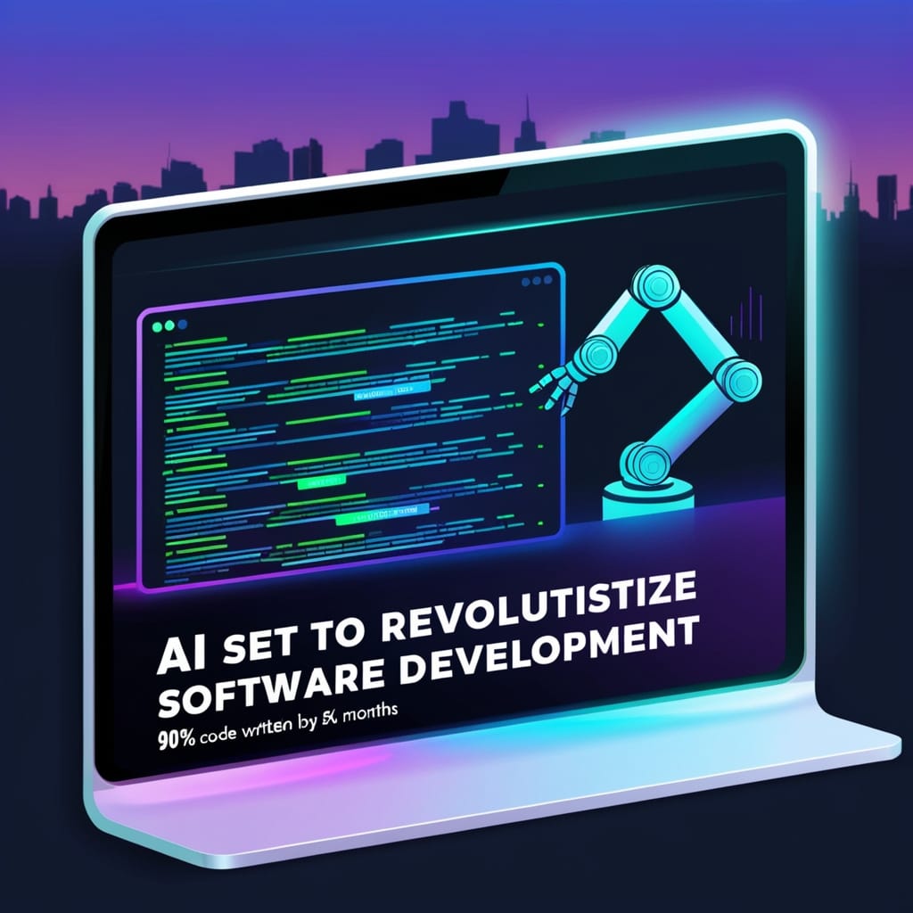 AI Set to Revolutionize Software Development: 90% of Code Written by AI in Six Months?