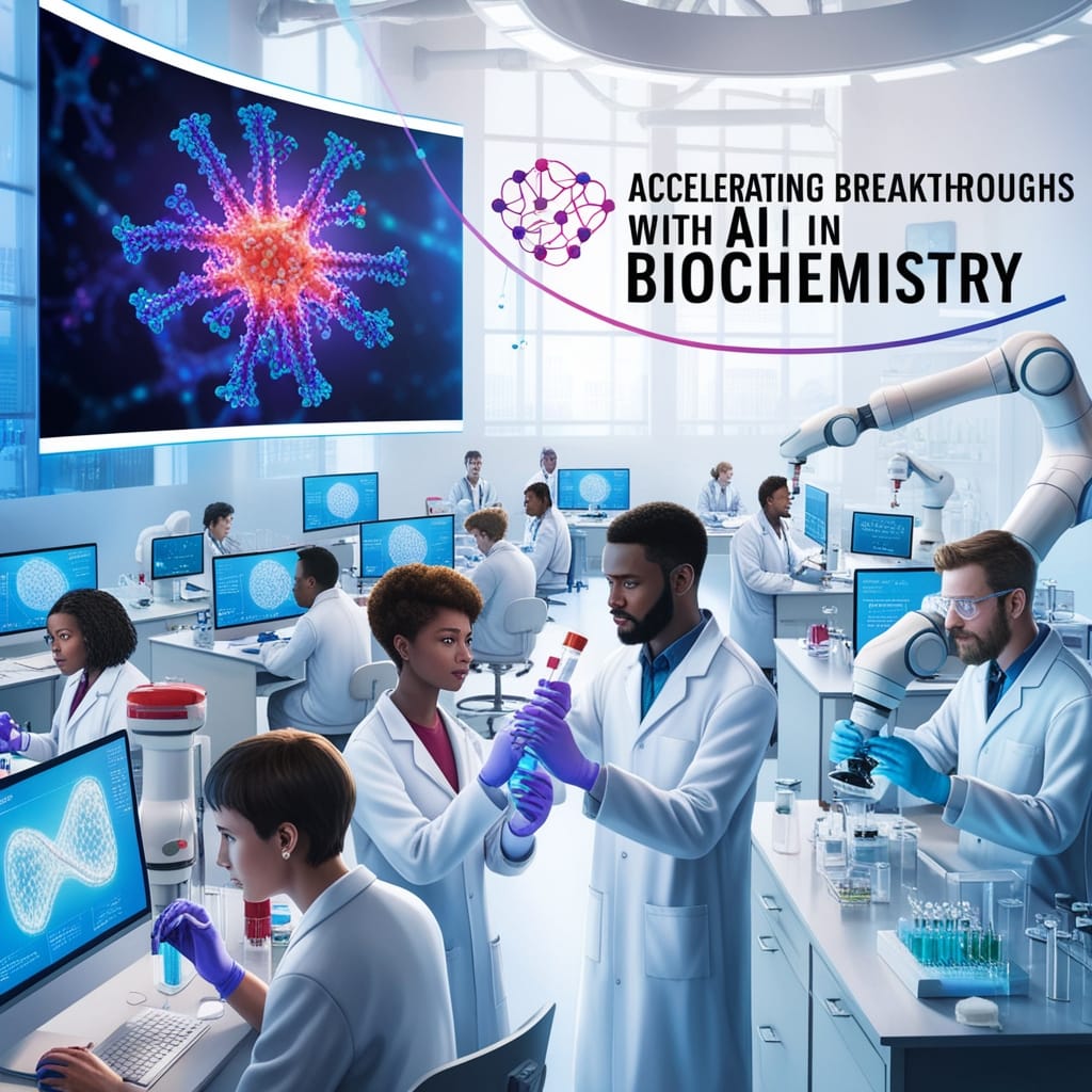 Accelerating Breakthroughs with AI in Biochemistry