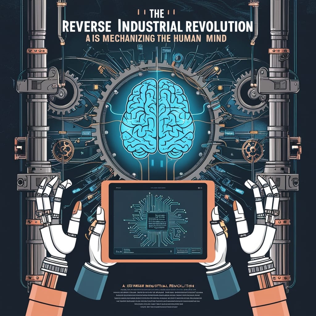 The Reverse Industrial Revolution: How AI Is Mechanizing the Mind