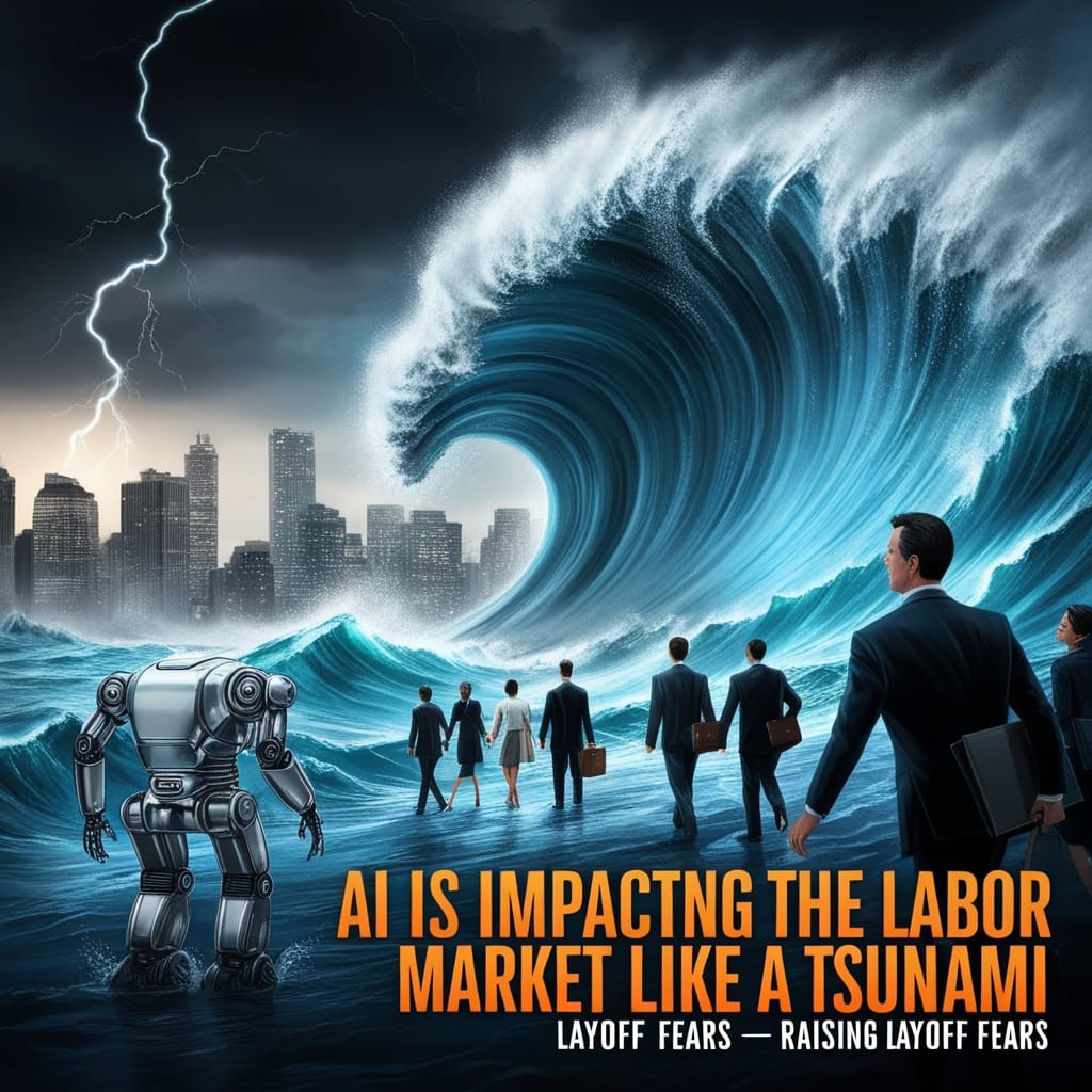 AI Is Impacting the Labor Market “Like a Tsunami,” Raising Layoff Fears