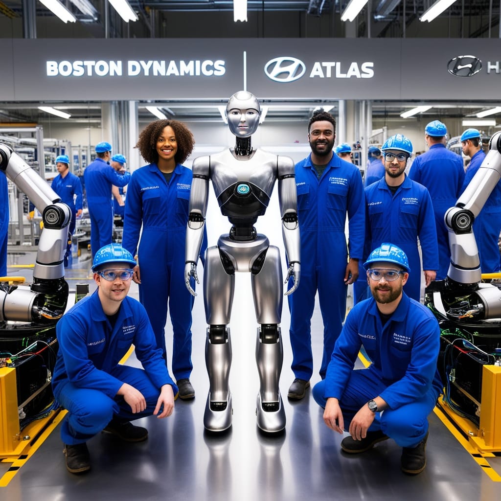 Boston Dynamics Partners With Hyundai to Produce Atlas Humanoid Robots