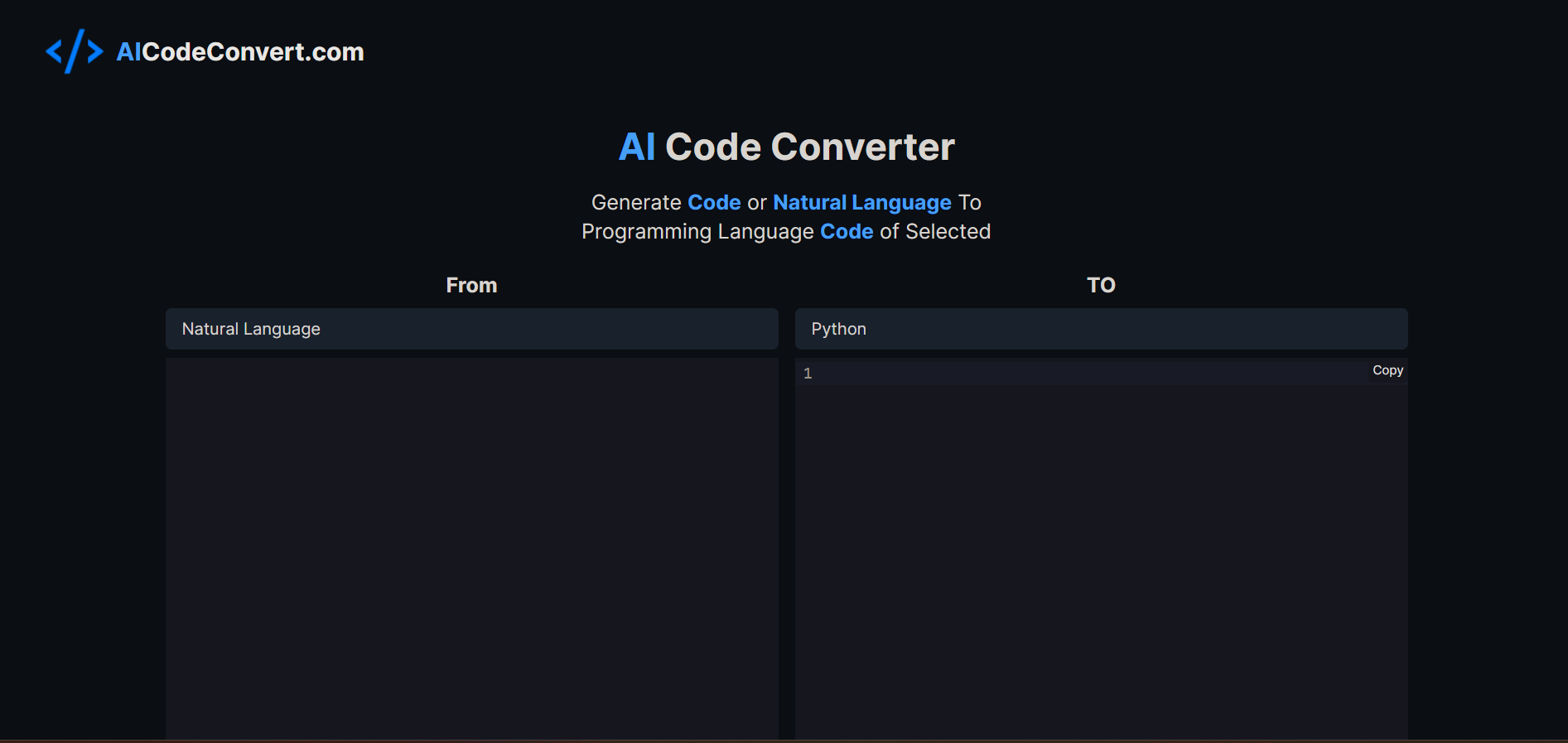 AI Code Converter