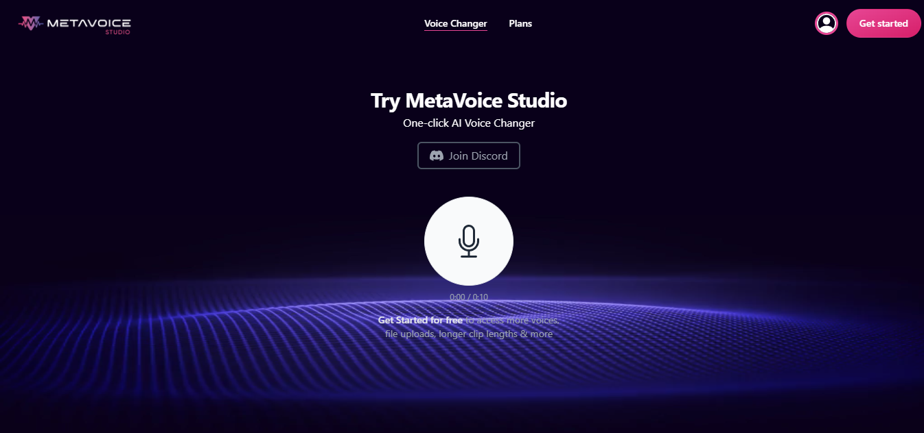 Metavoice Studio