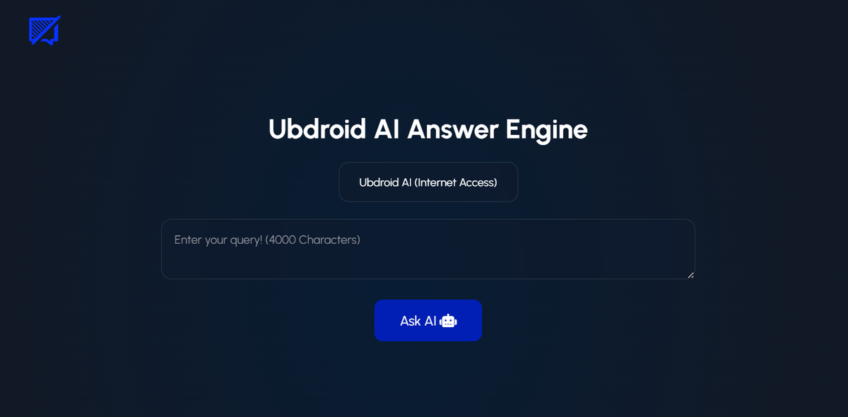 Ubdroid AI Answer Engine