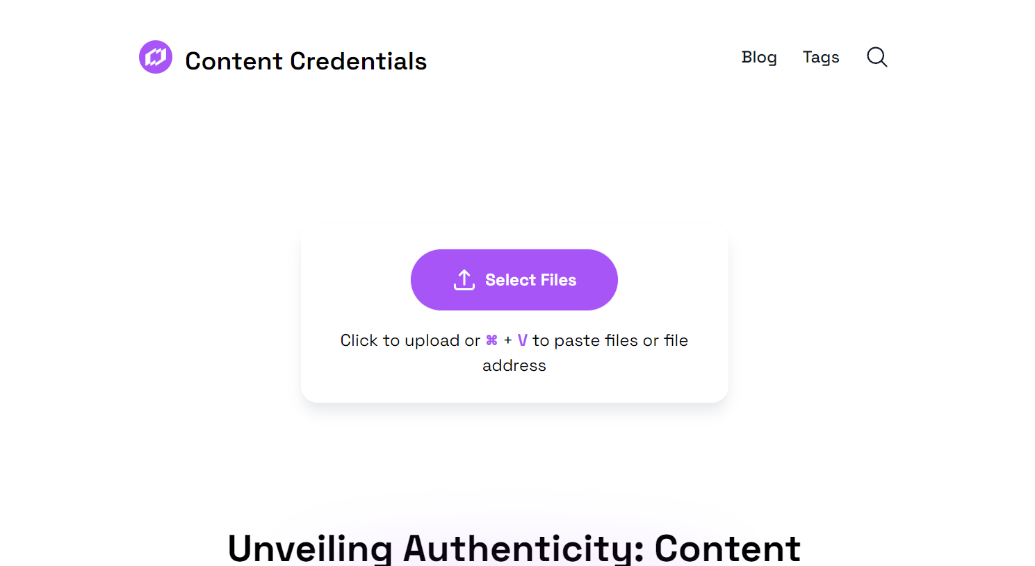 Content Credentials based on C2PA