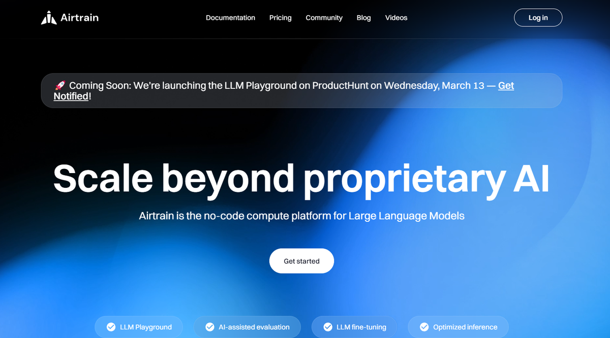 Airtrain.ai LLM Playground