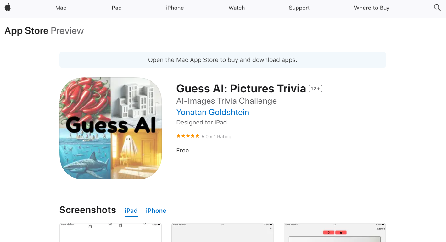 Guess AI - Pictures Trivia