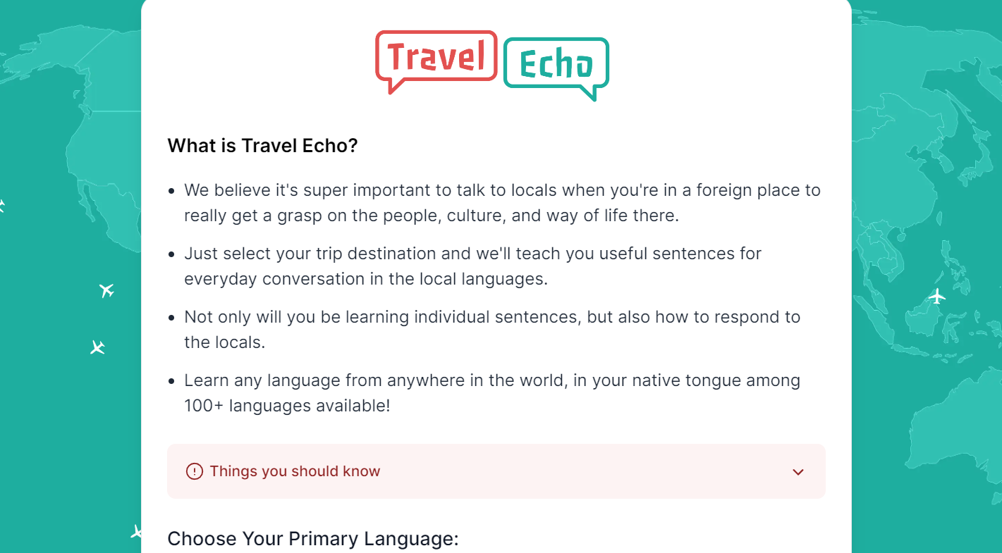Travel Echo