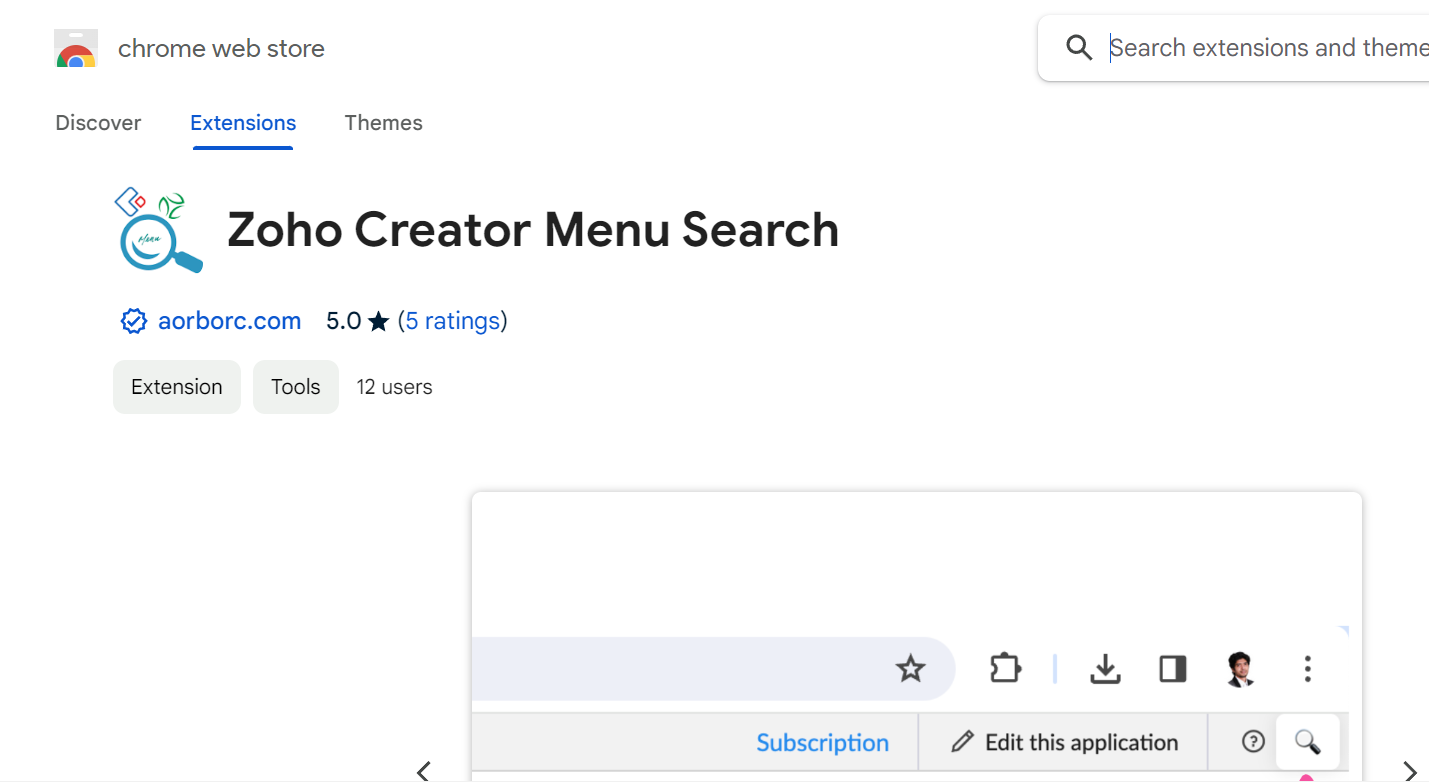Zoho Search