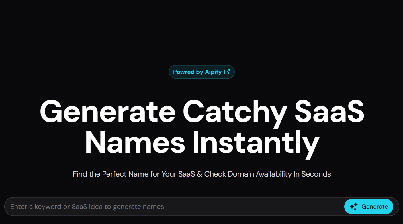 SaaS Name Generator