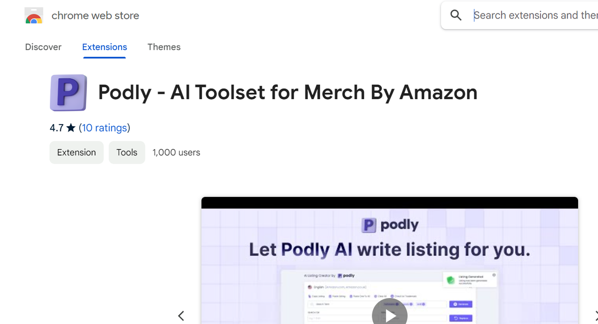AI Listing Creator by Podly