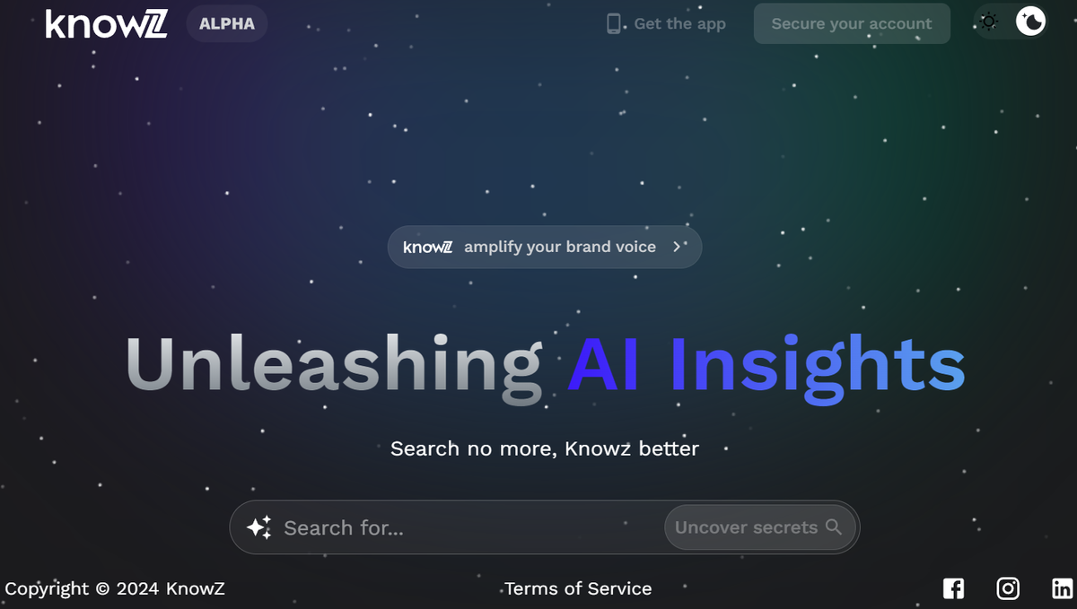 Knowz AI Search
