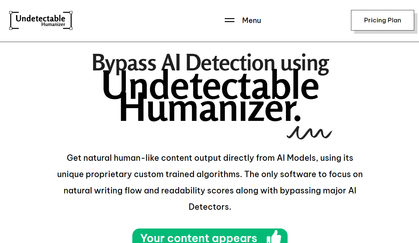 Undetectable Humanizer AI