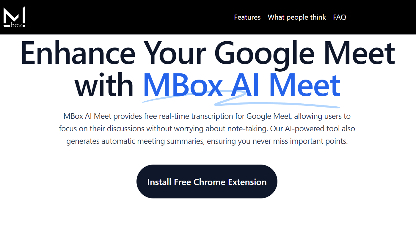 MBox AI meet