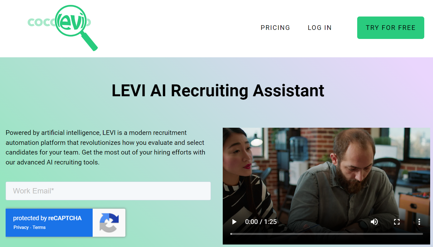 LEVI AI Recruiting Software