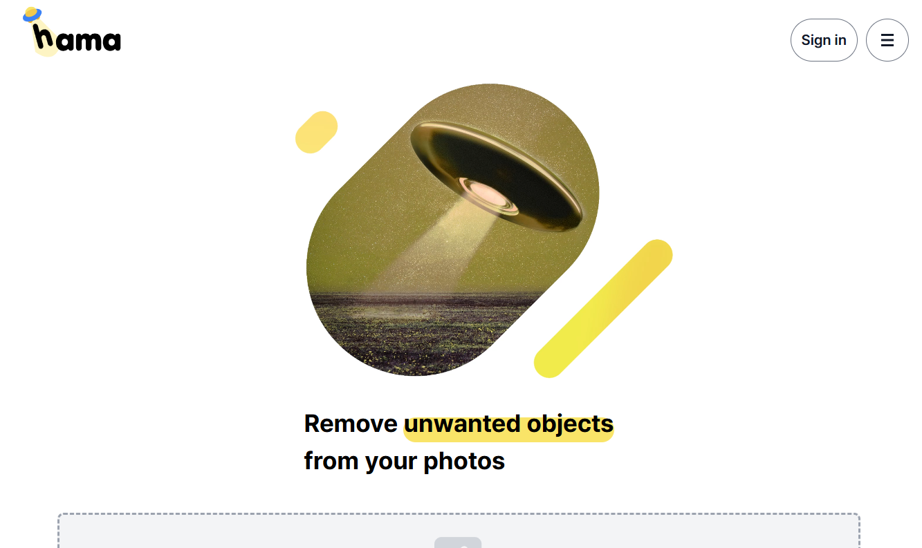 HAMA AI Object Remover, Image Eraser