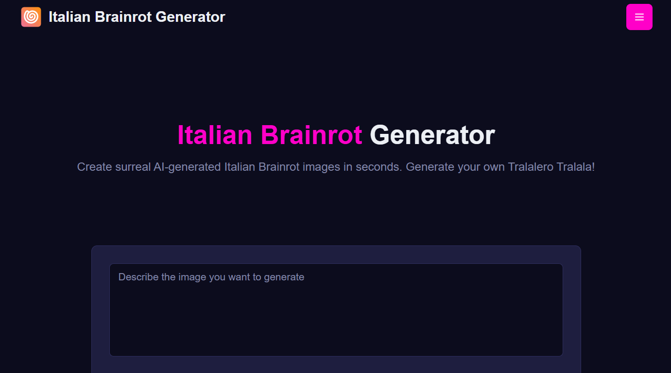 Italian Brainrot Generator