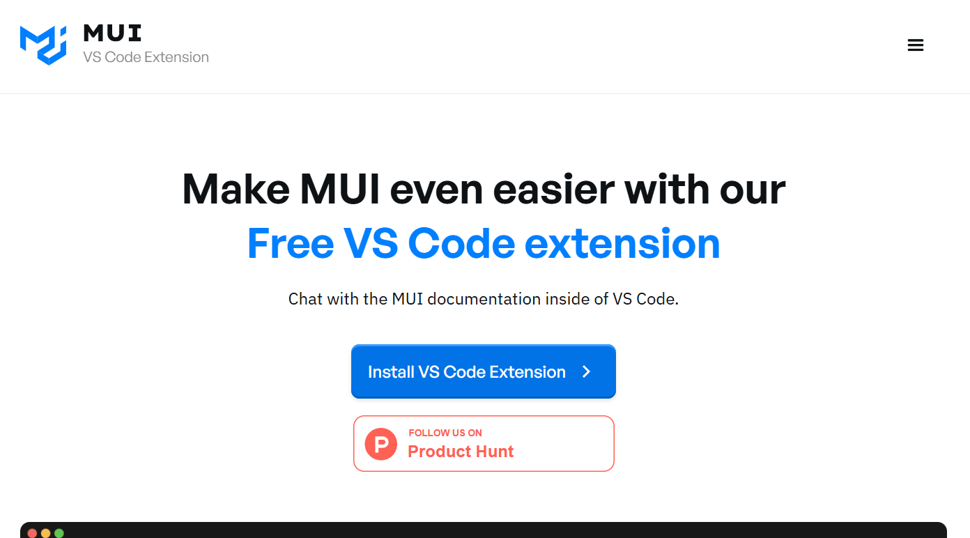 MUI VS Code Extension