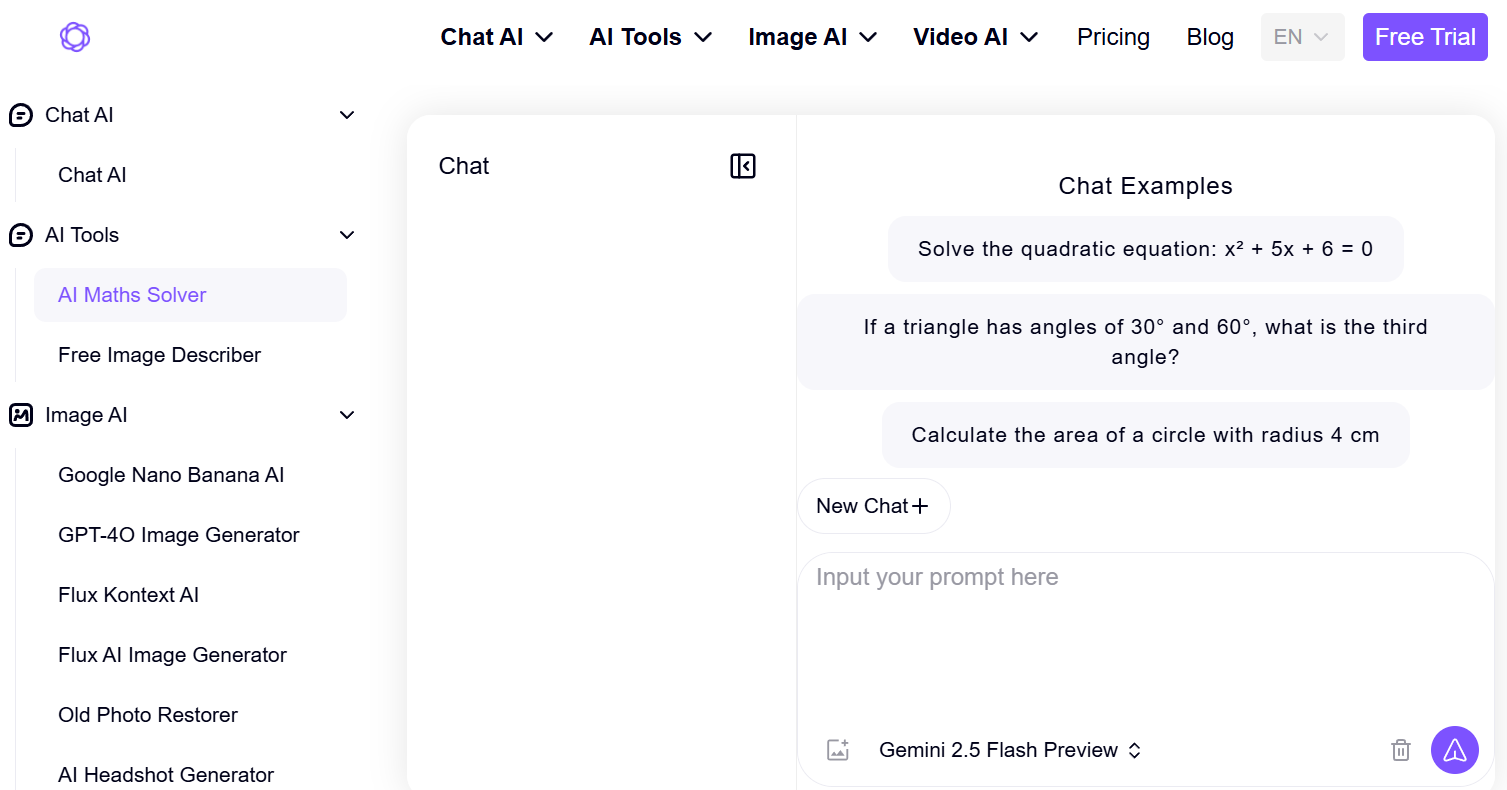 Chat 4O AI | Math Solver
