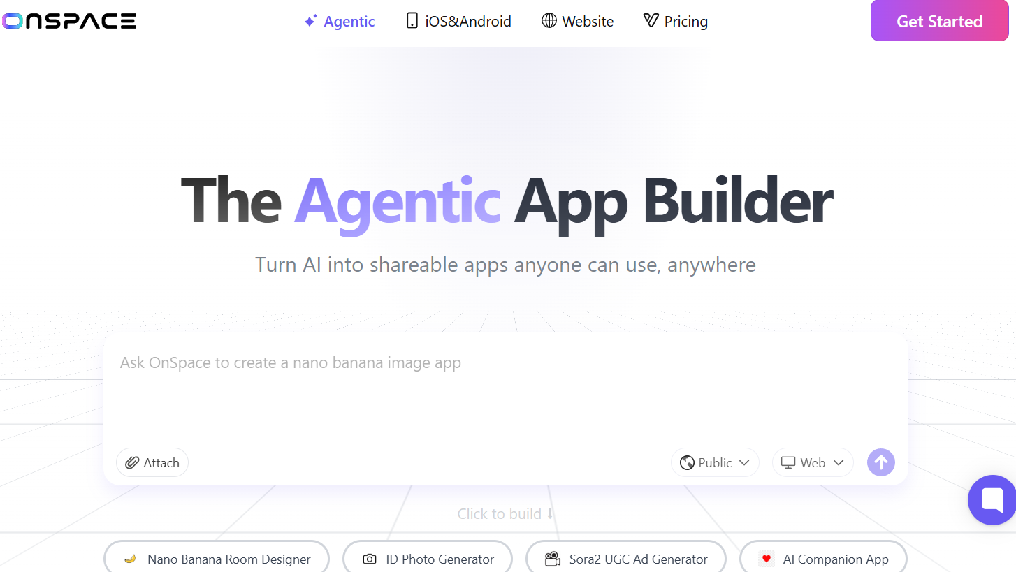OnSpace.AI - The Agentic App Builder