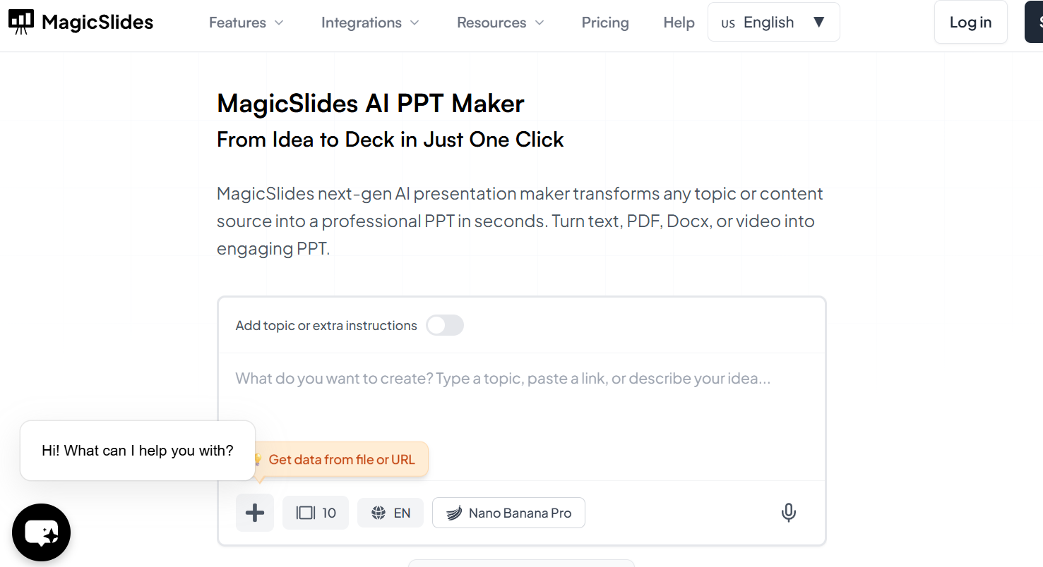 MagicSlides.app AI PPT Maker