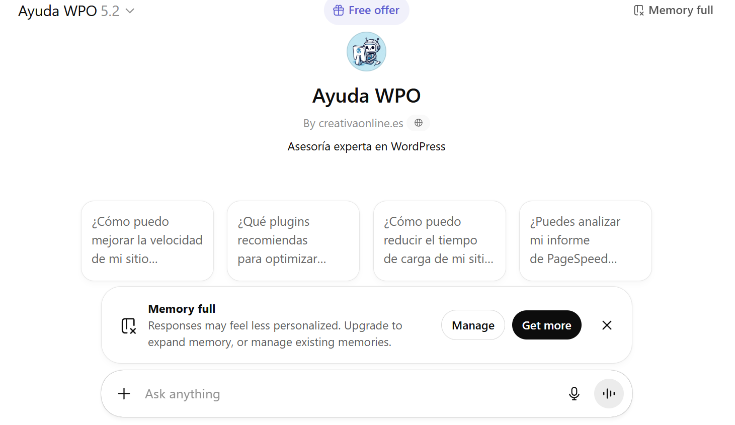 Ayuda WPO