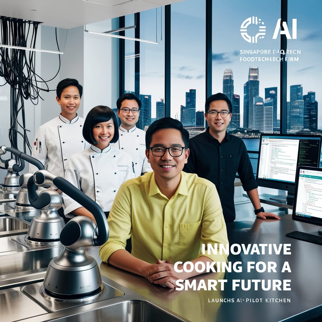 Singapore Foodtech Firm to Launch Pilot of AI-Powered Kitchens